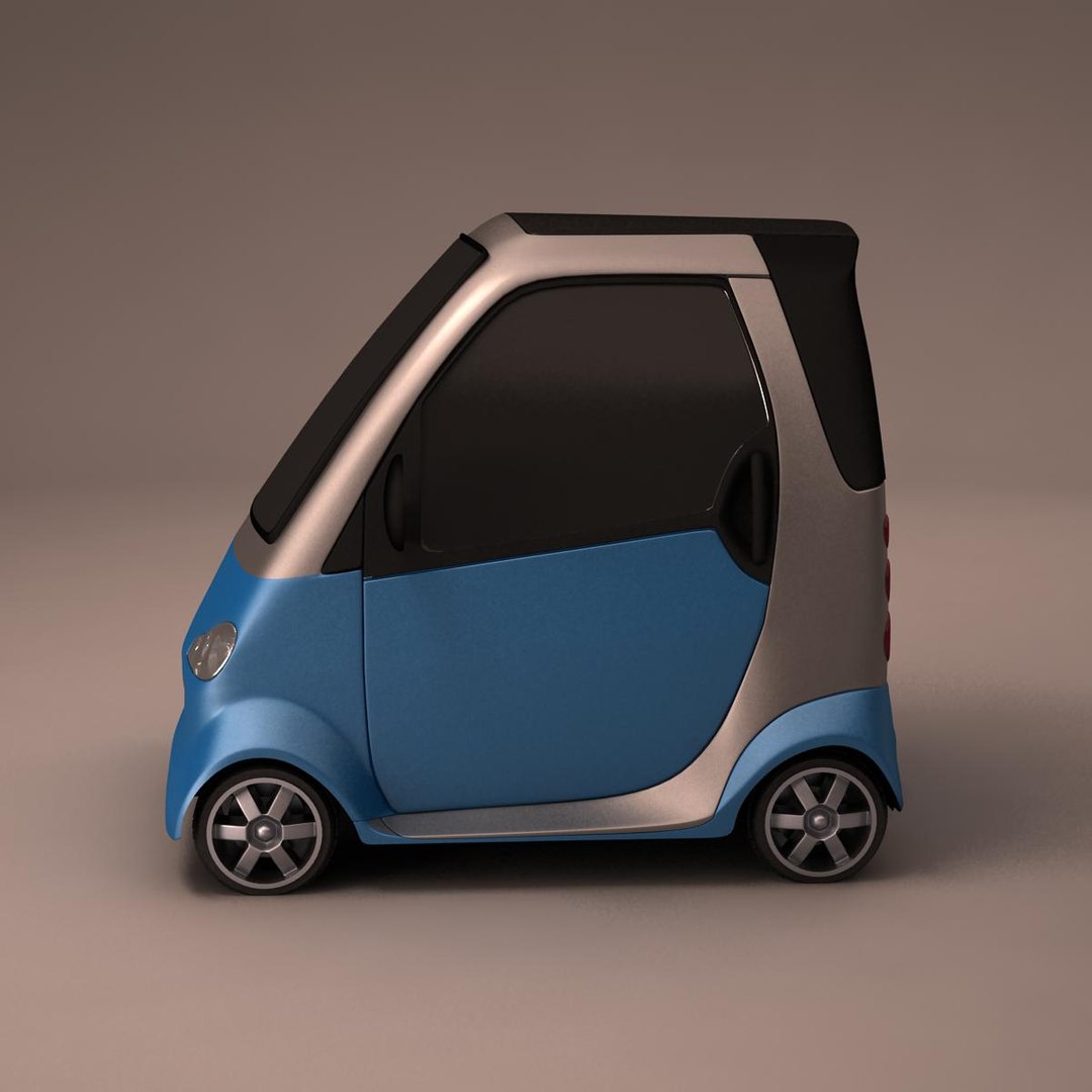 3d Model Smart Toon Car