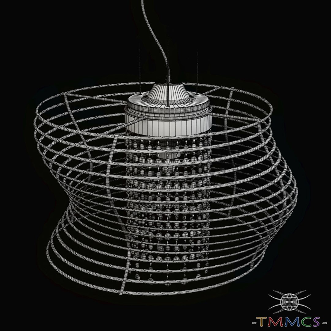 3d wire lamp - style model