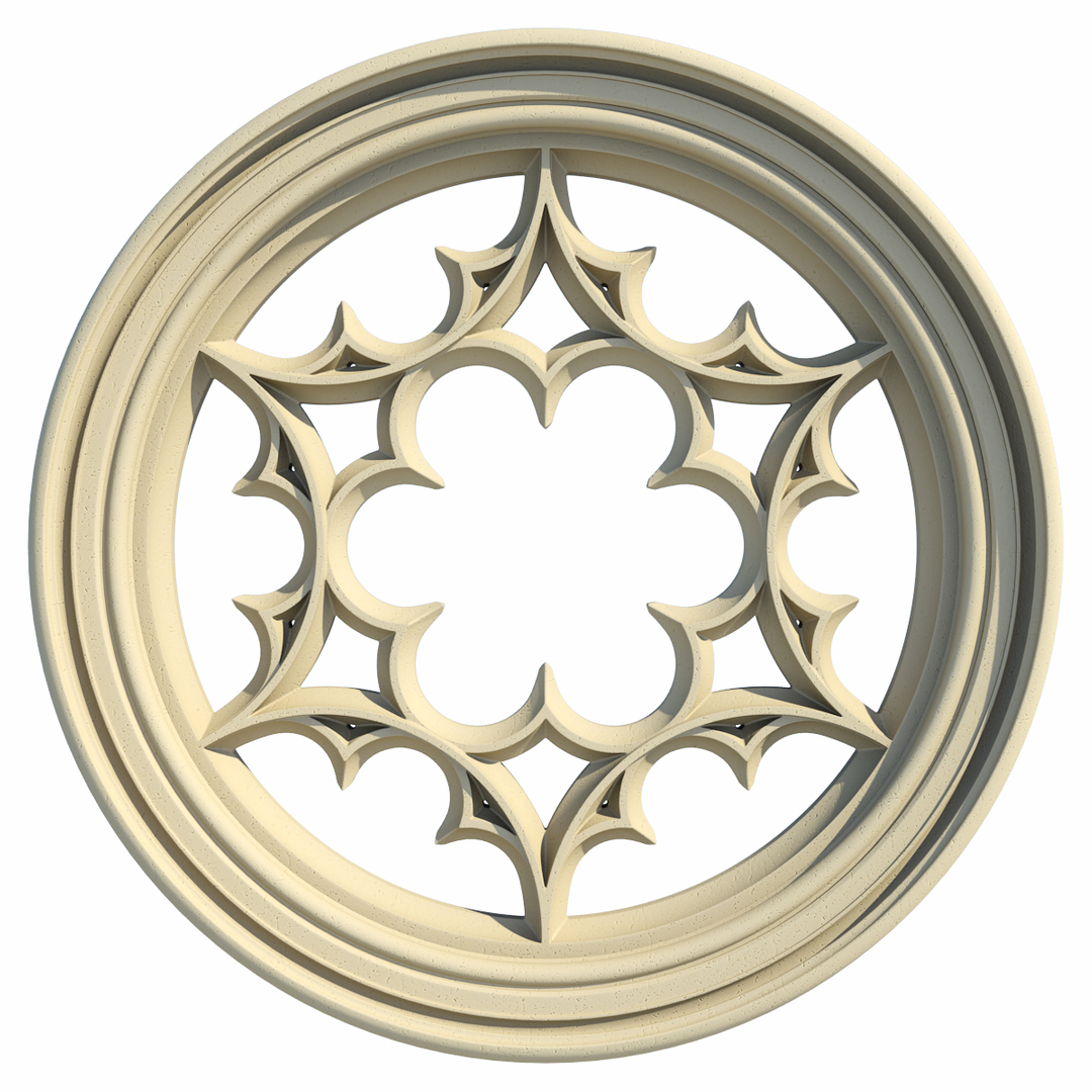 Small Gothic Window 3ds