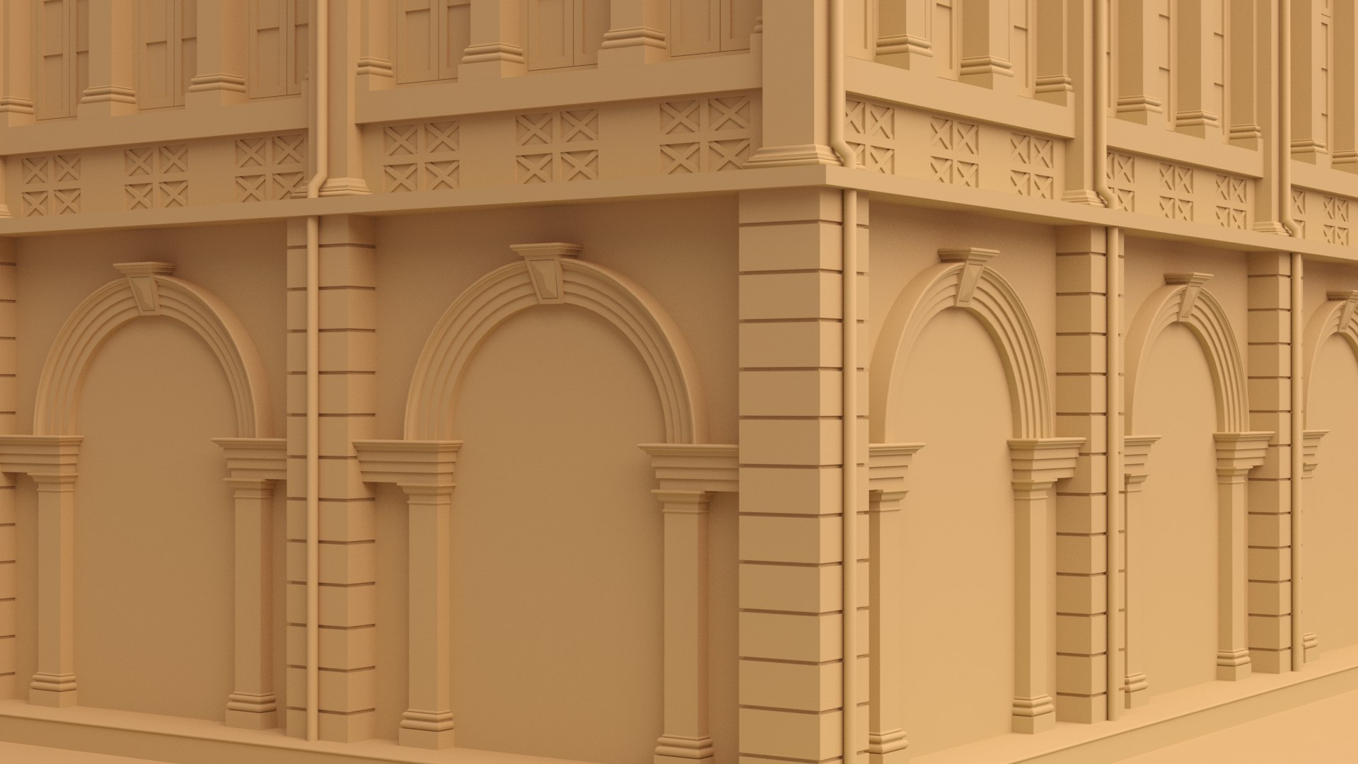 Three Story Building 003 3D Model - TurboSquid 1738530