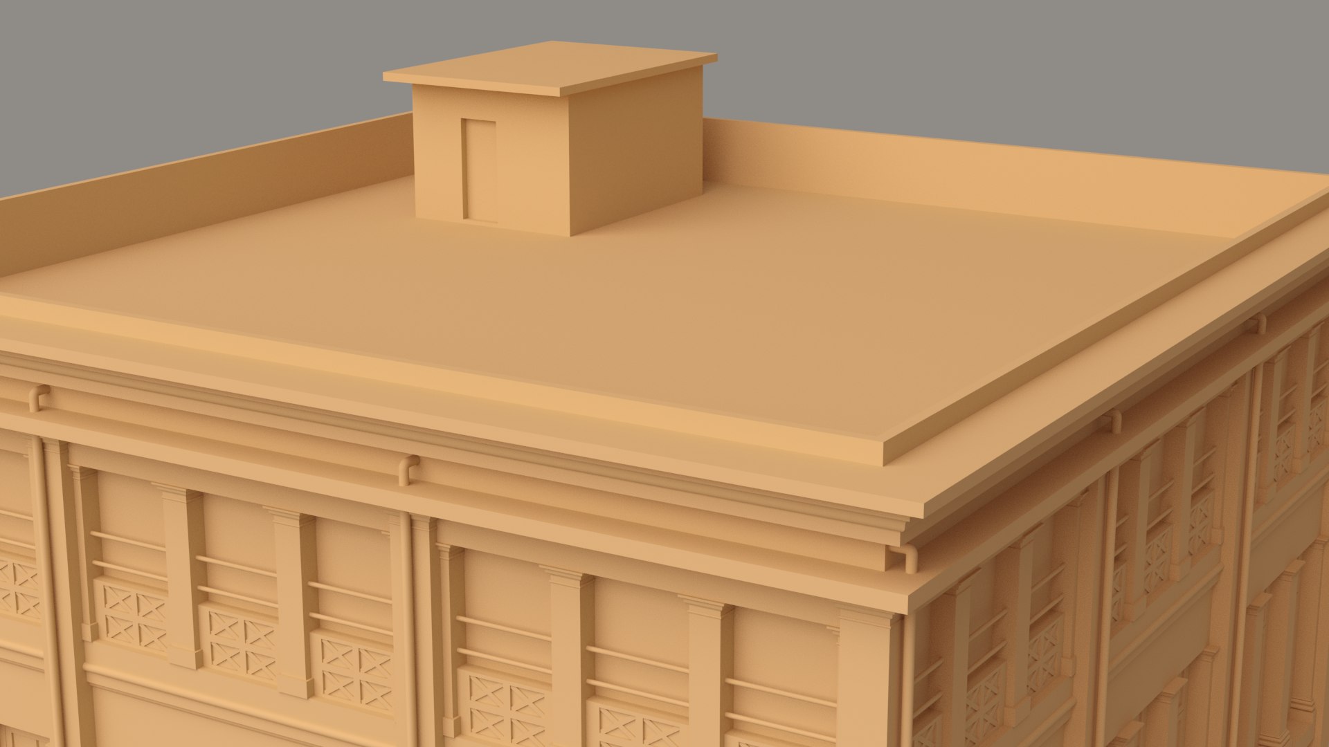 Three Story Building 003 3D Model - TurboSquid 1738530