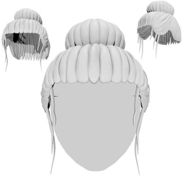 Hair wig 3D model - TurboSquid 1814283