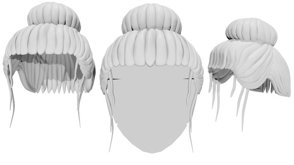 Hair wig 3D model - TurboSquid 1814283
