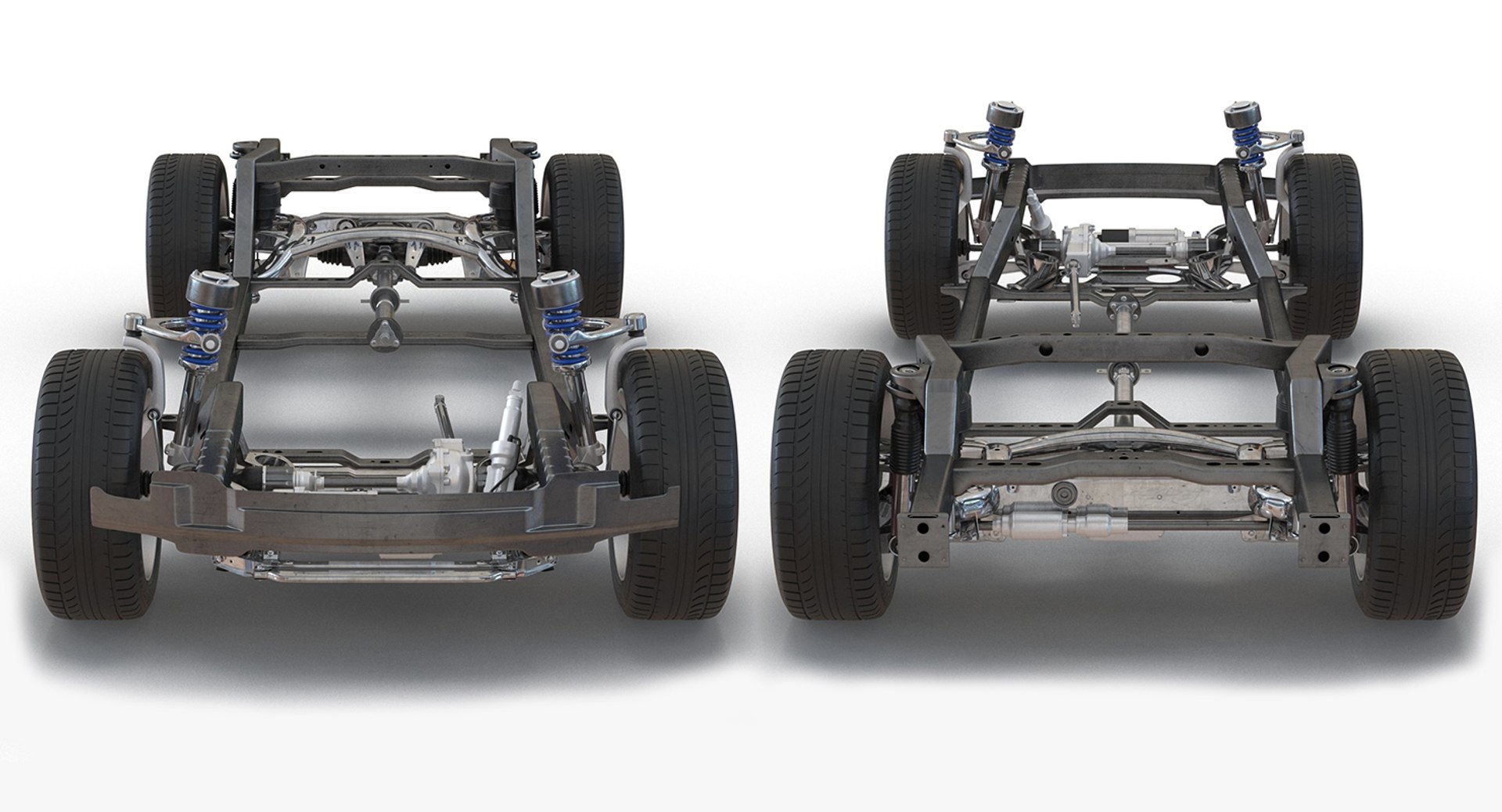 Sedan suv chassis 3D model - TurboSquid 1210114