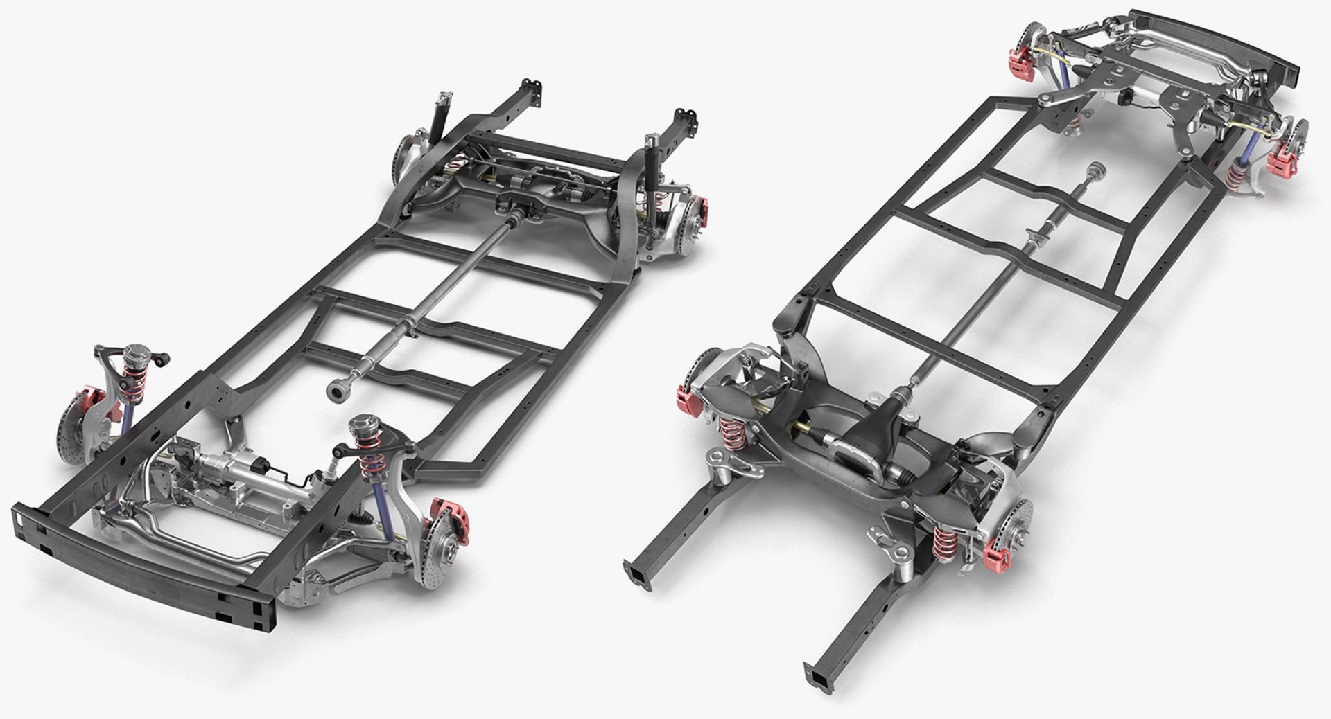 Sedan Suv Chassis 3D Model - TurboSquid 1210114