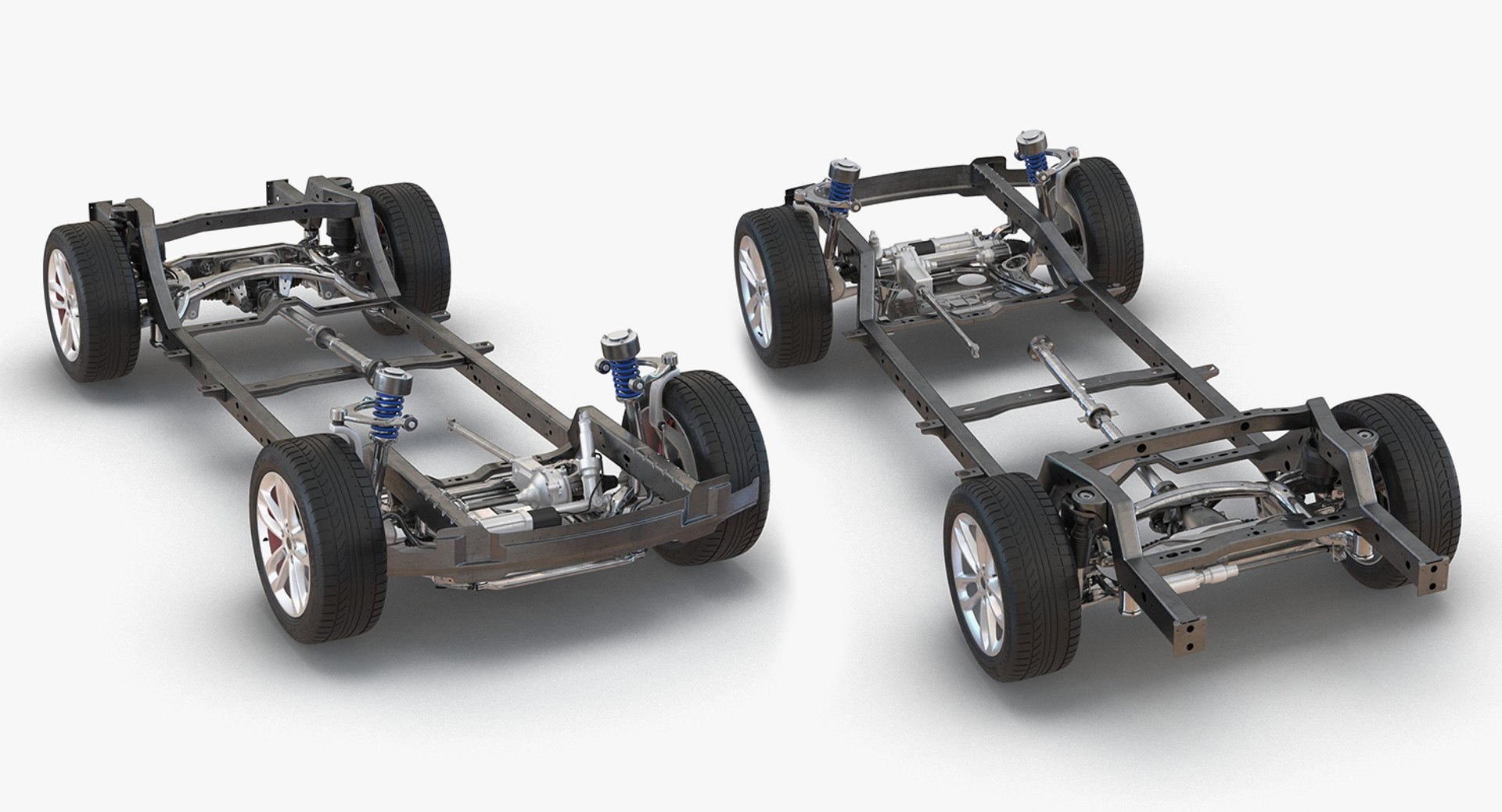 Sedan Suv Chassis 3D Model - TurboSquid 1210114