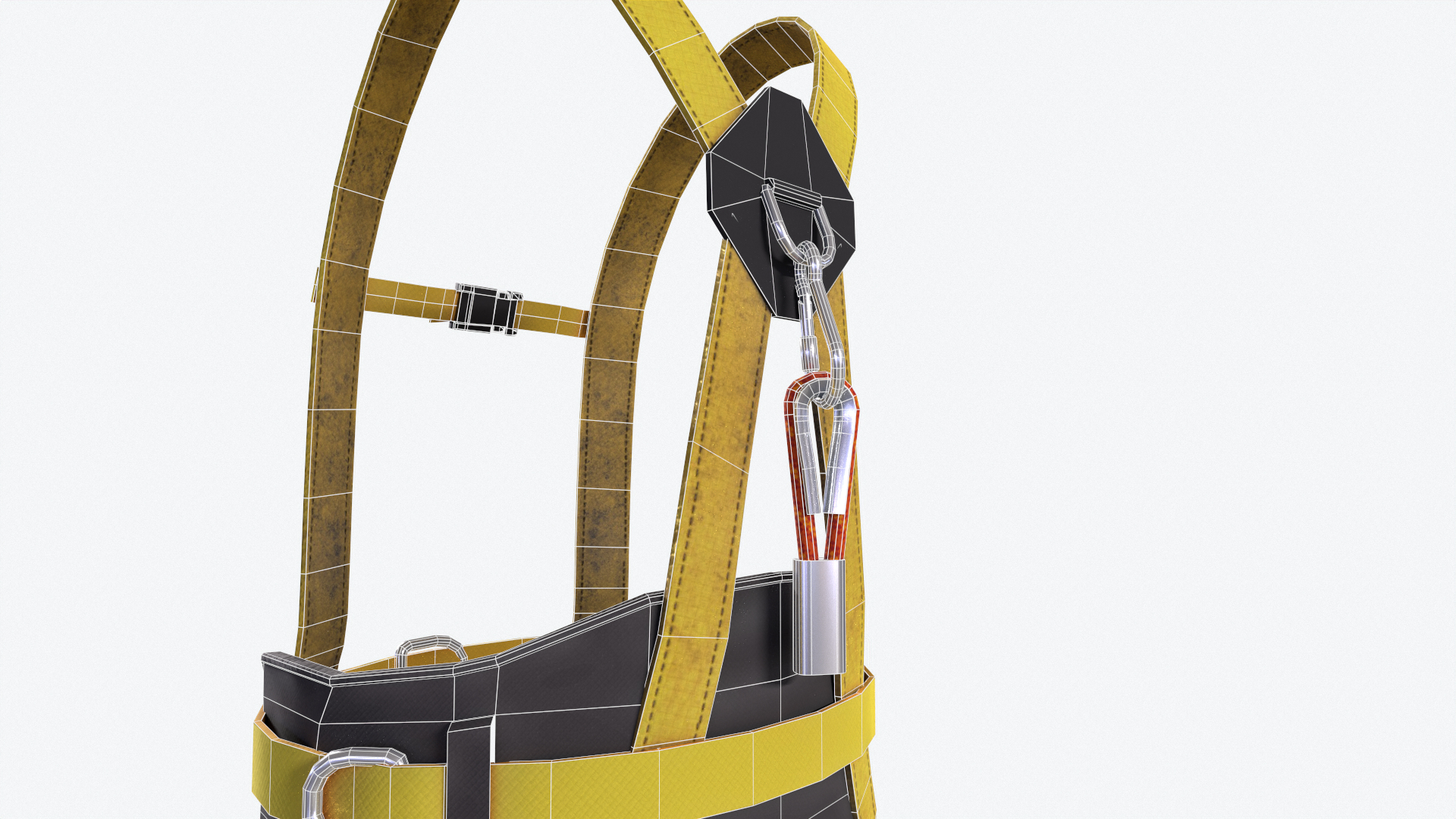 Parachute Type Safety Harness Low-poly Modelo 3D - TurboSquid 1688760