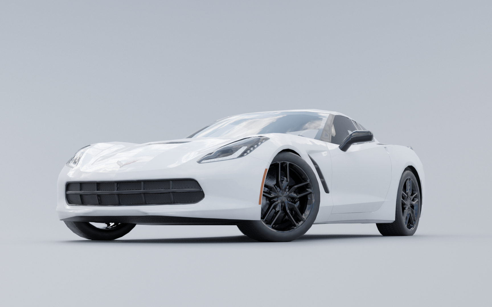 Chevrolet corvette c7 car model - TurboSquid 1509758