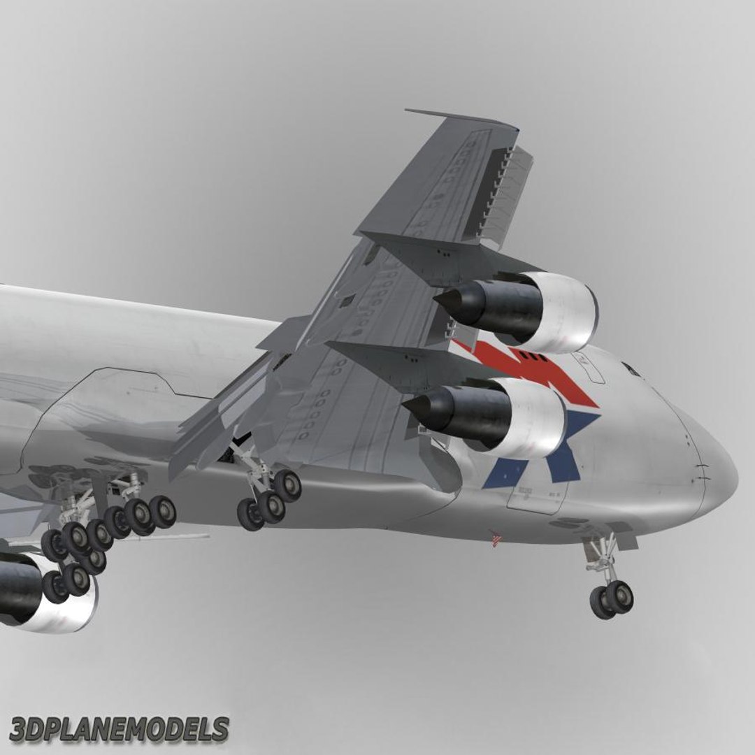 B747-200 747 3d Model