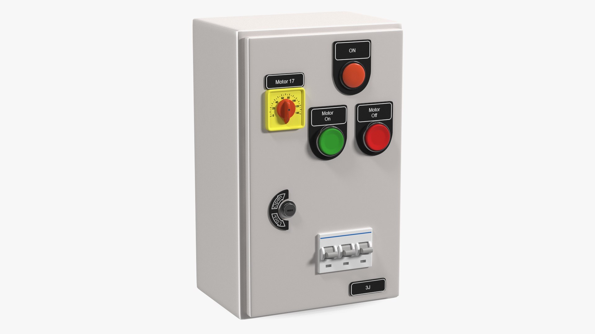 Industrial Control Panel 3D Model - TurboSquid 2252574