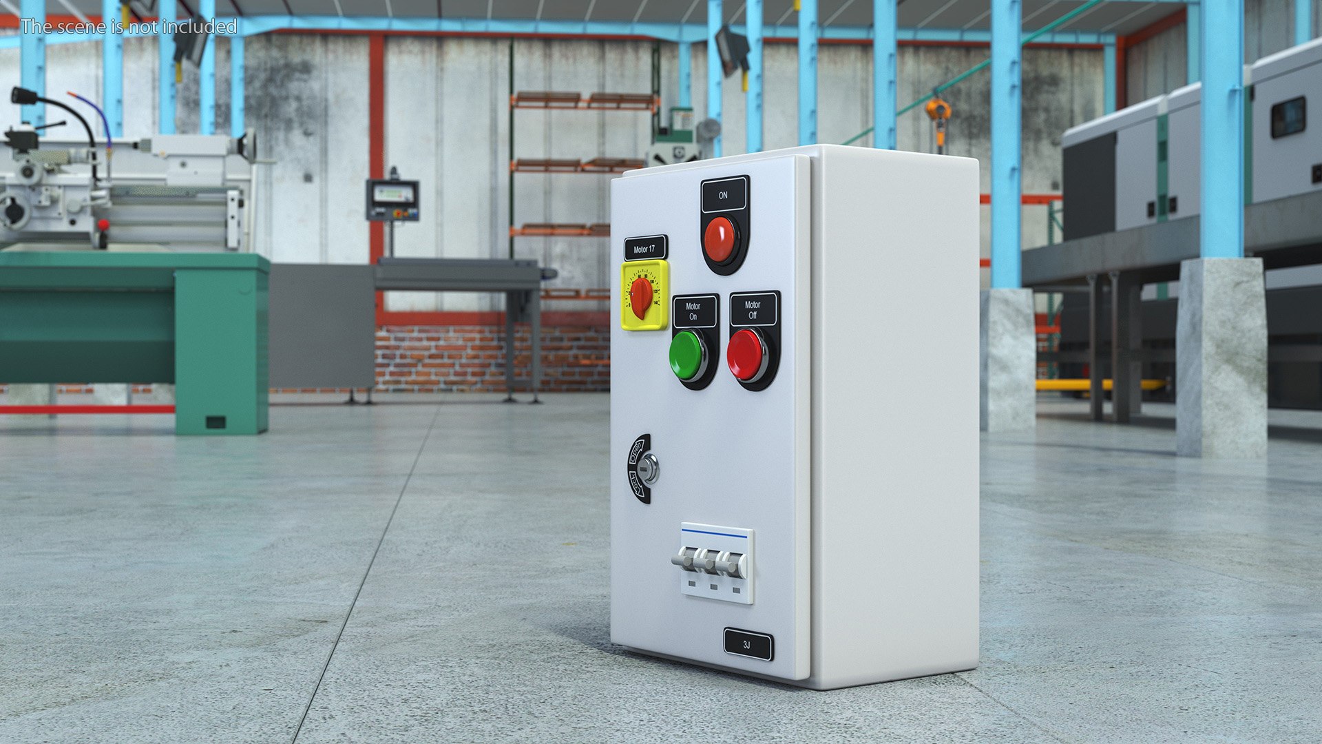 Industrial Control Panel 3D Model - TurboSquid 2252574