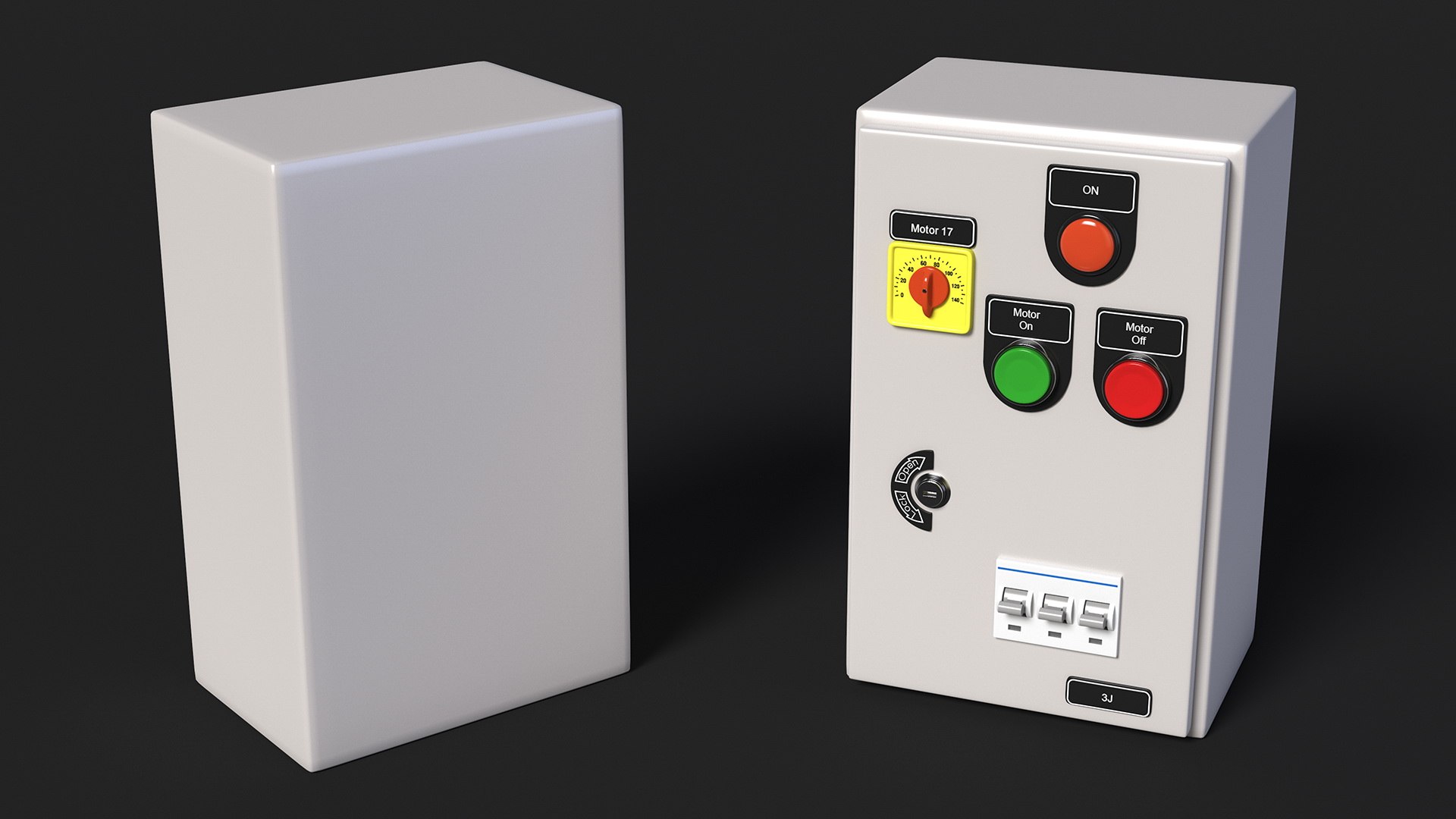 Industrial Control Panel 3D Model - TurboSquid 2252574