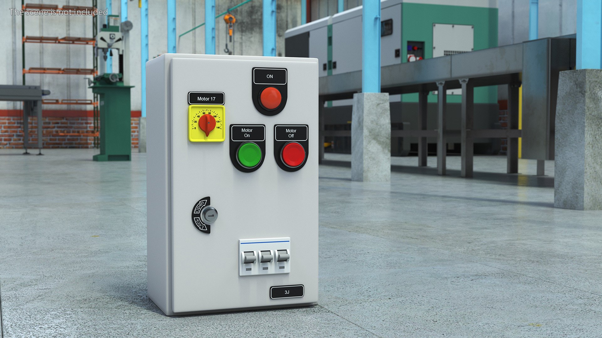 Industrial Control Panel 3D Model - TurboSquid 2252574
