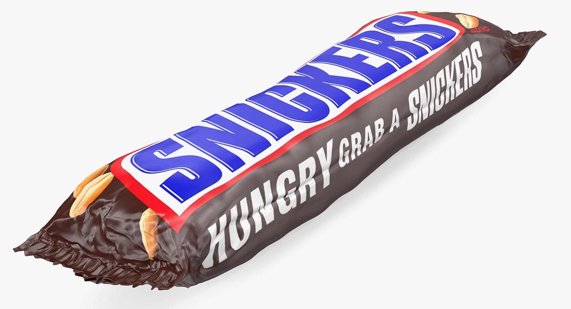 Snickers Chocolate Bar Package 3D Model - TurboSquid 1425559