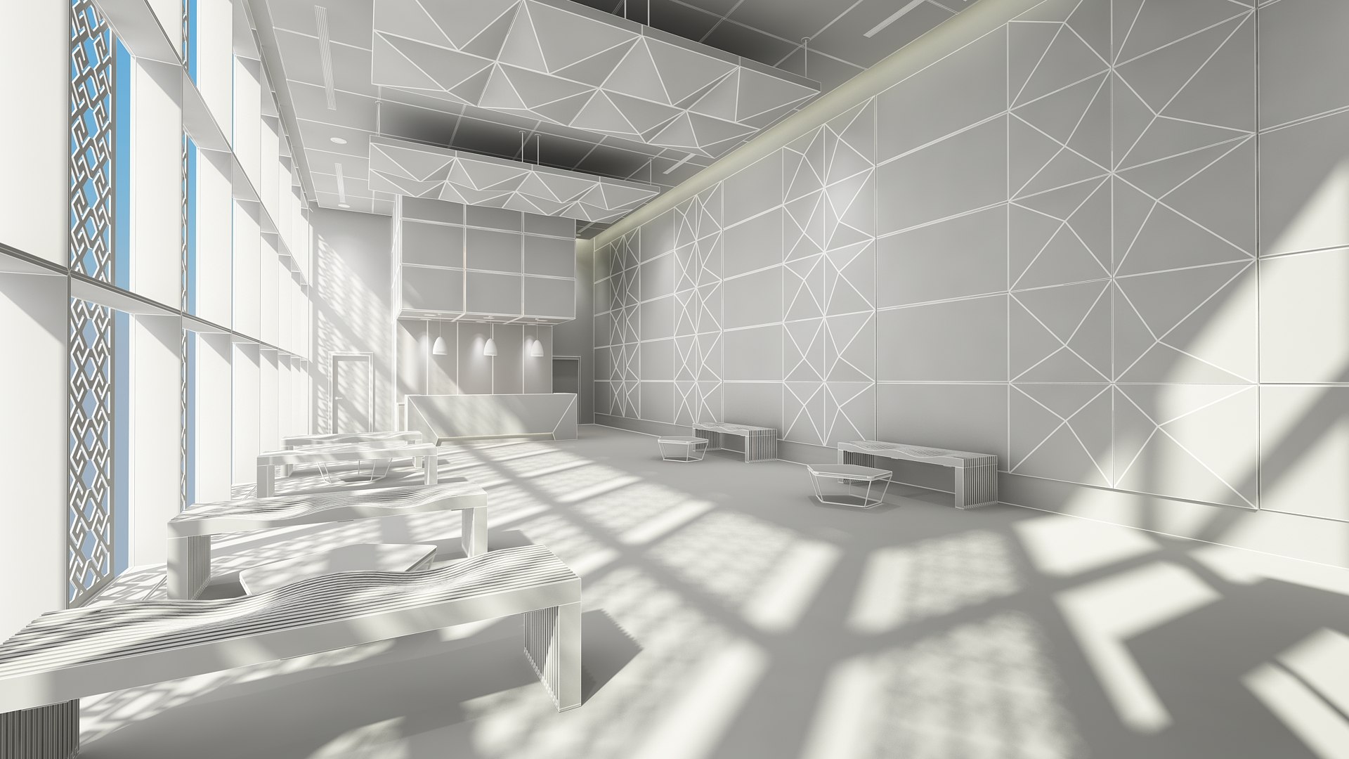 Lobby Interior 3D - TurboSquid 2325802