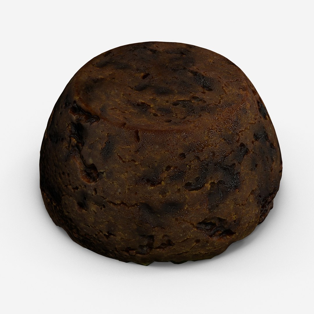 3d Christmas Pudding