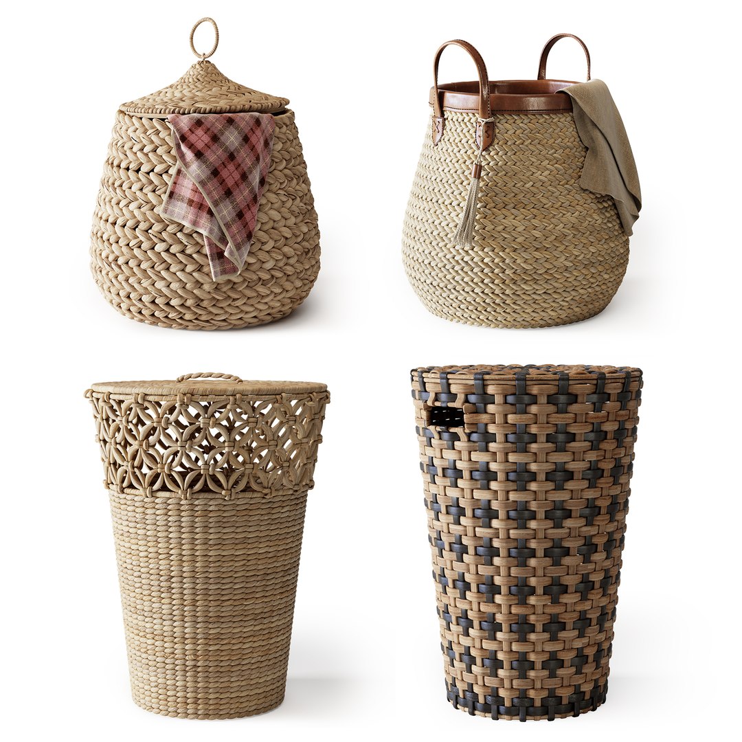3D Baskets Set 25 - TurboSquid 2090244