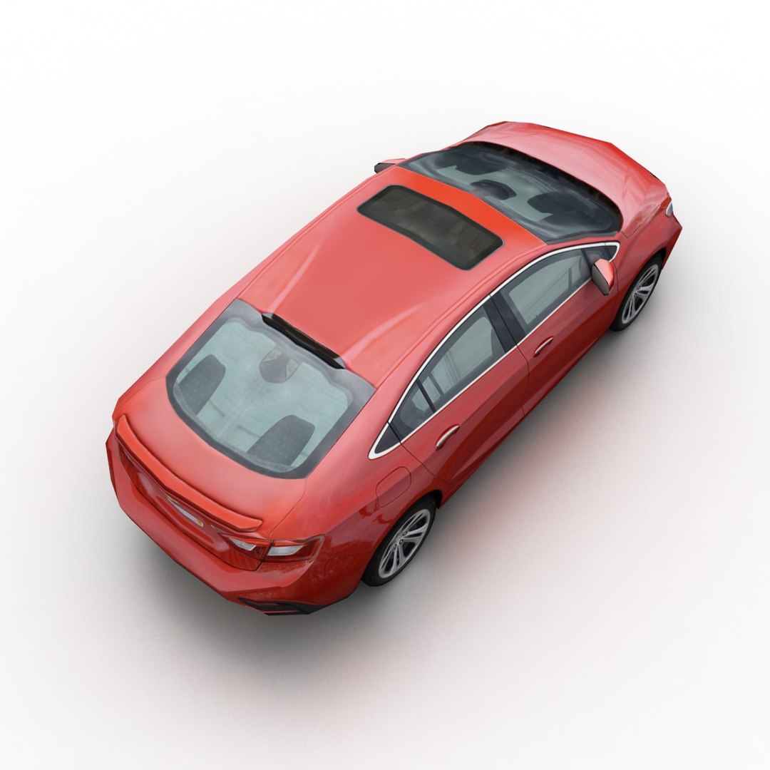 3d Model Of 2016 Chevrolet Cruze Sedan
