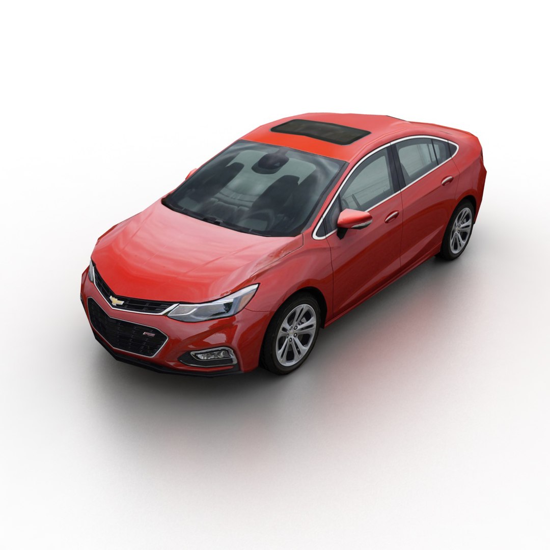 3d Model Of 2016 Chevrolet Cruze Sedan