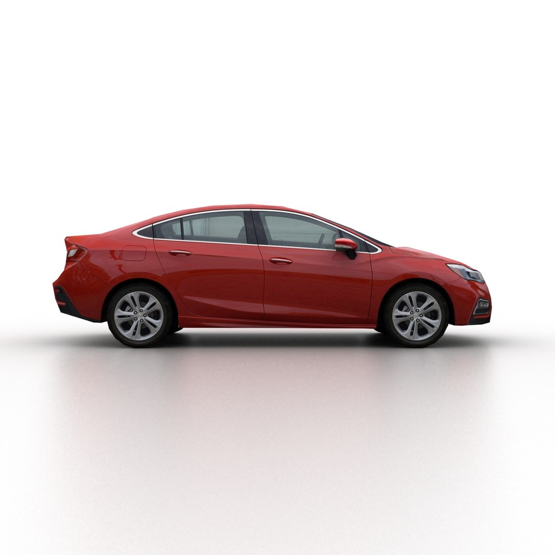 3d Model Of 2016 Chevrolet Cruze Sedan