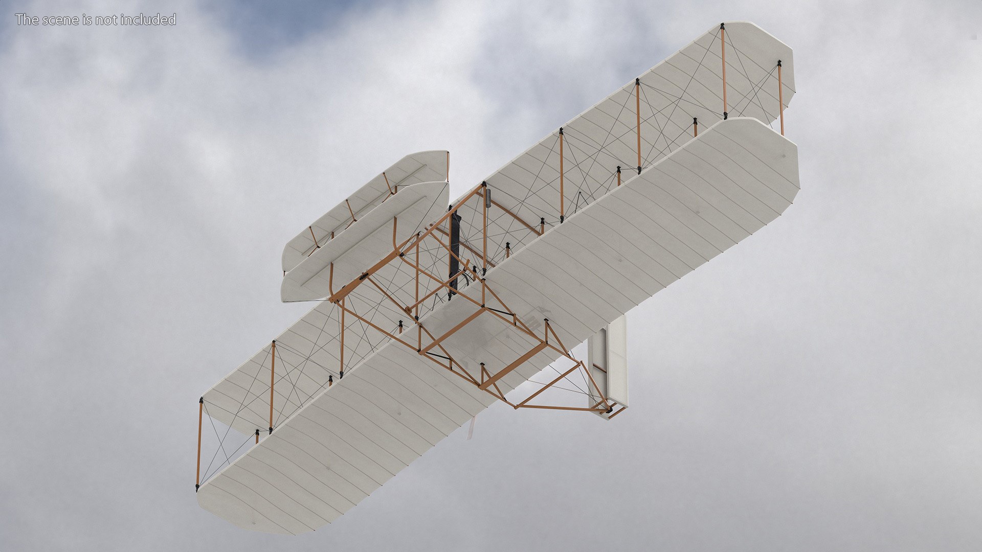 3D Wright Flyer Rigged For Maya Model - TurboSquid 2328286
