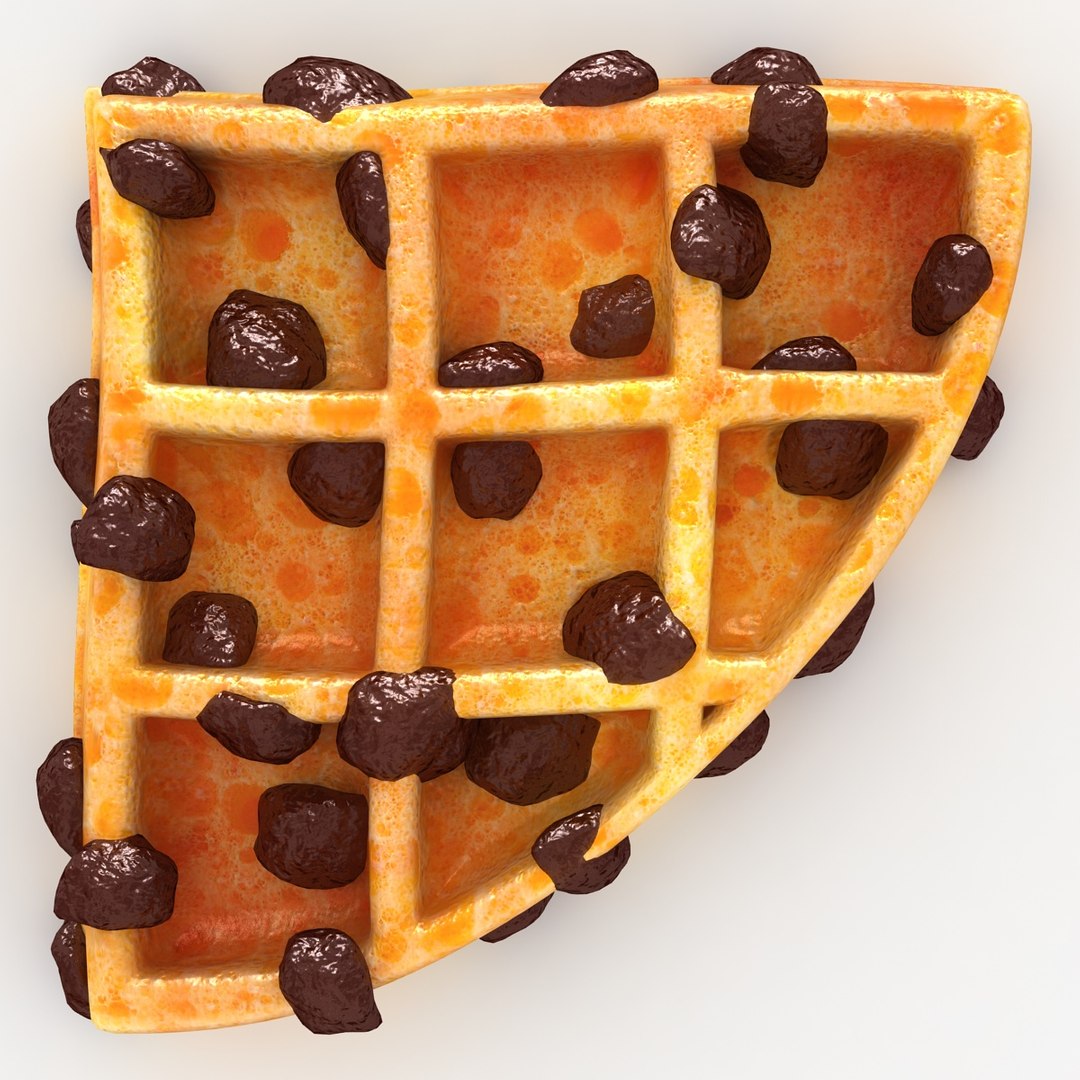 Max Realistic Waffle Raisins 02