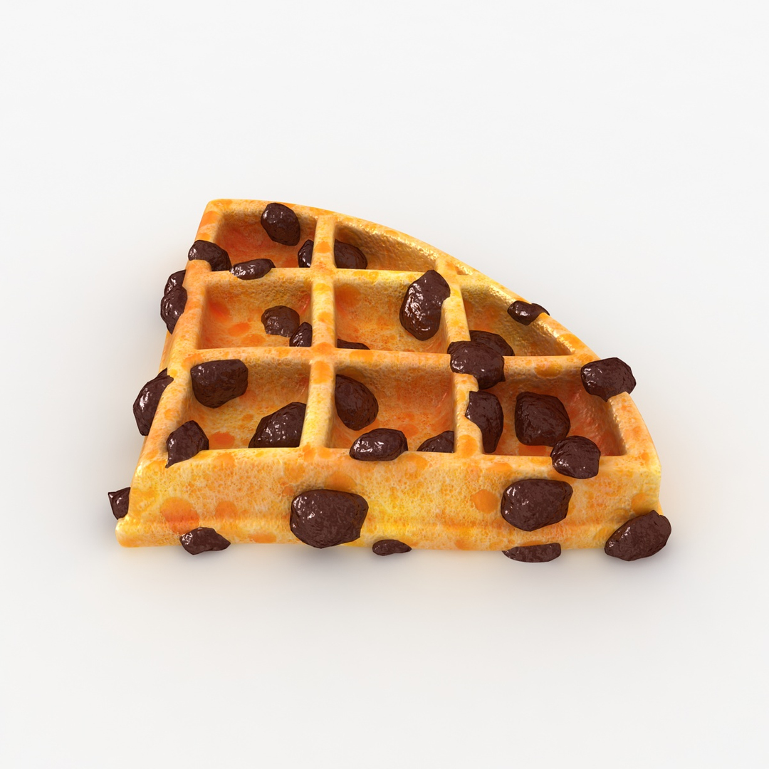 Max Realistic Waffle Raisins 02