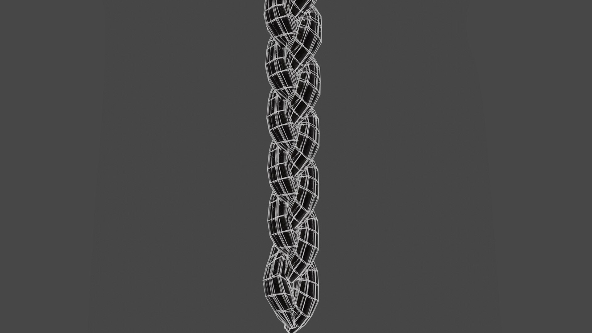 Realtime Long Braid With Bonus 3D Model - TurboSquid 1813679