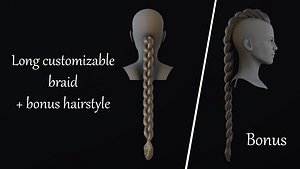 3D Braid Models | TurboSquid