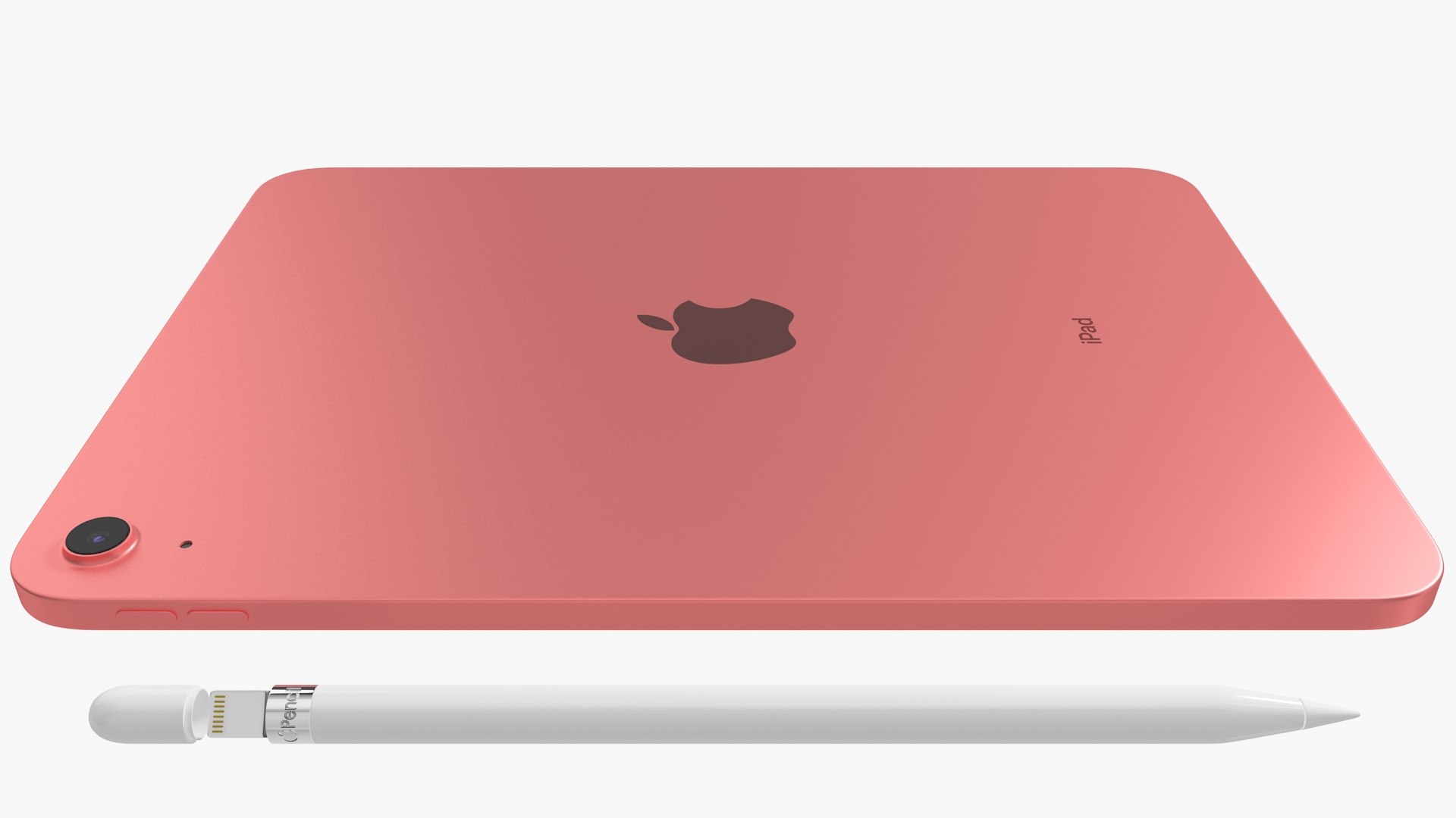 Apple iPad 2022 10th gen WiFi-Cellular with Pencil Pink 3D model ...