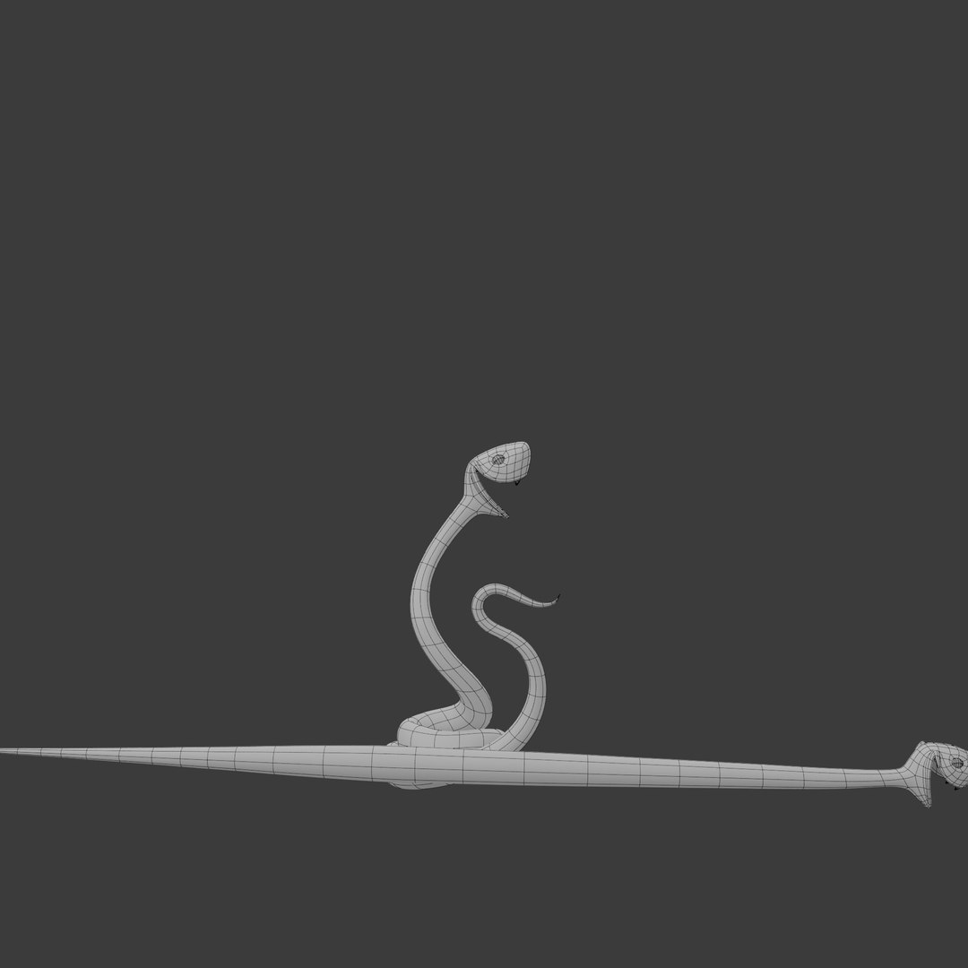 Snake Cartoon 02 3D Model - TurboSquid 2348195
