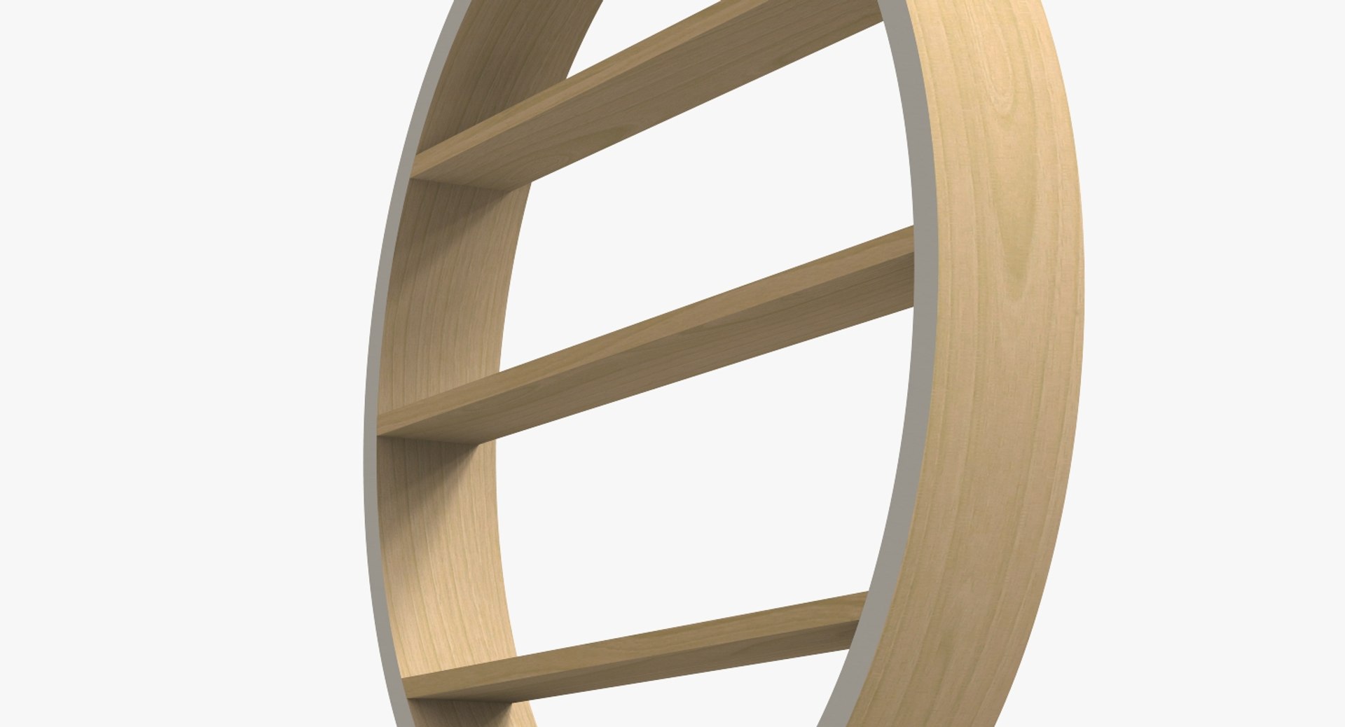 3D Circular Shelf Model - TurboSquid 1397627