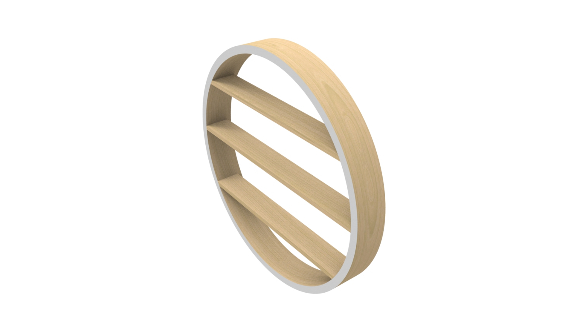 3D Circular Shelf Model - TurboSquid 1397627