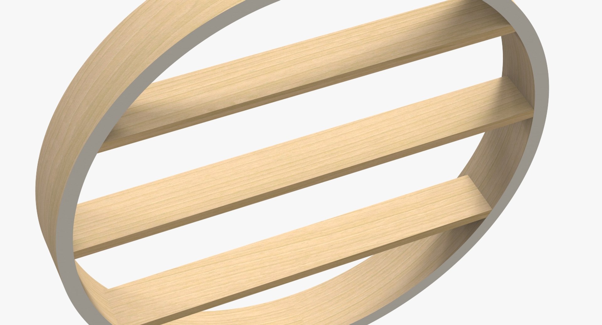 3D Circular Shelf Model - TurboSquid 1397627