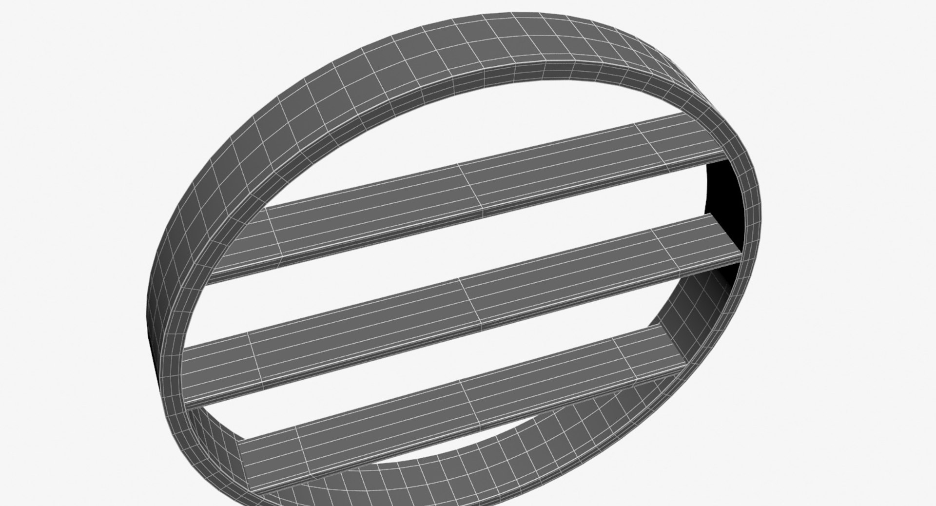 3D Circular Shelf Model - TurboSquid 1397627