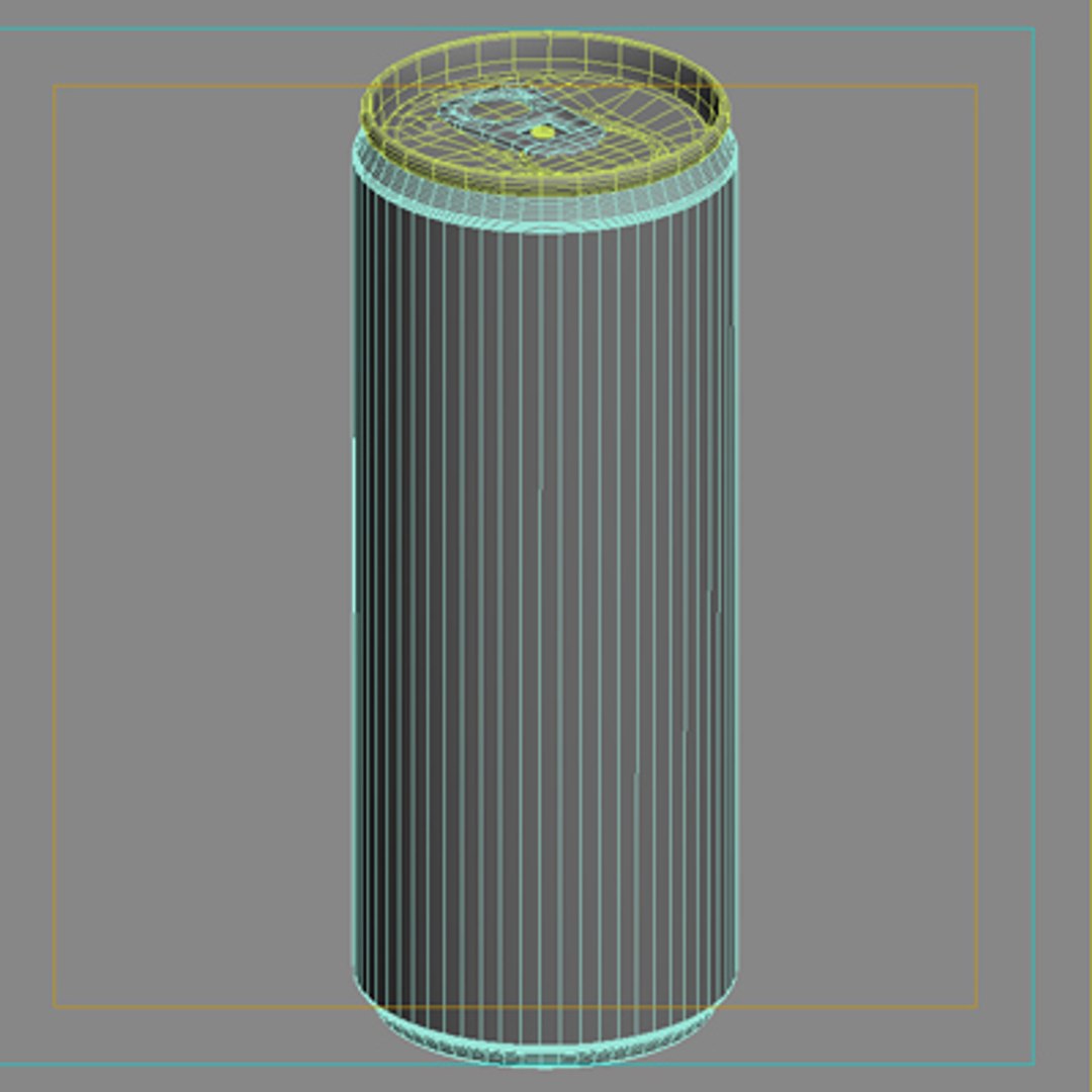 3d Canned Tin Model