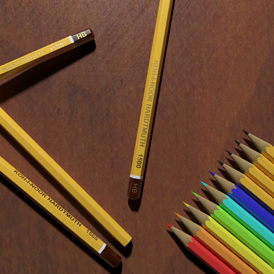 max coloured koh-i-noor pencils