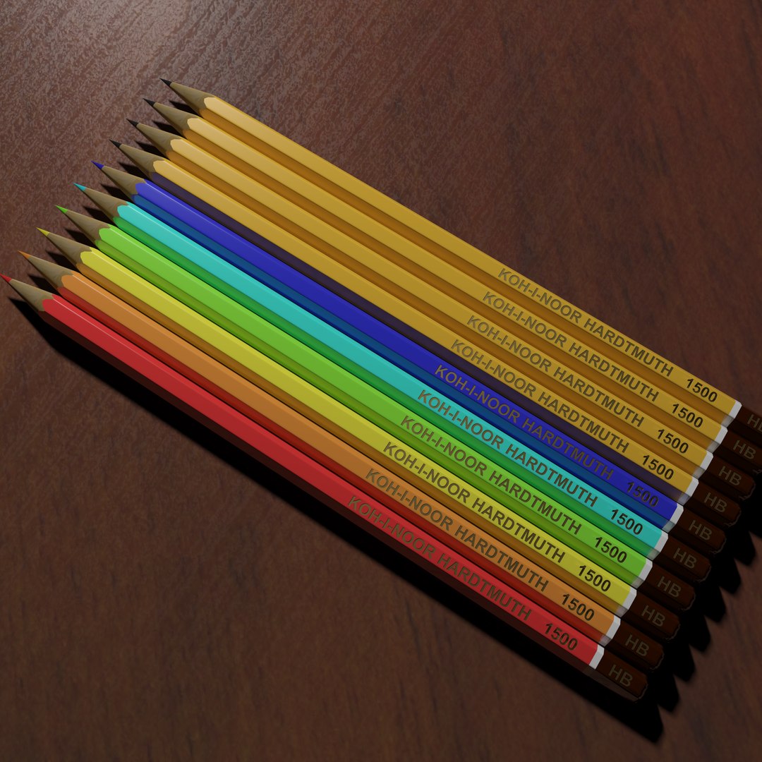 max coloured koh-i-noor pencils