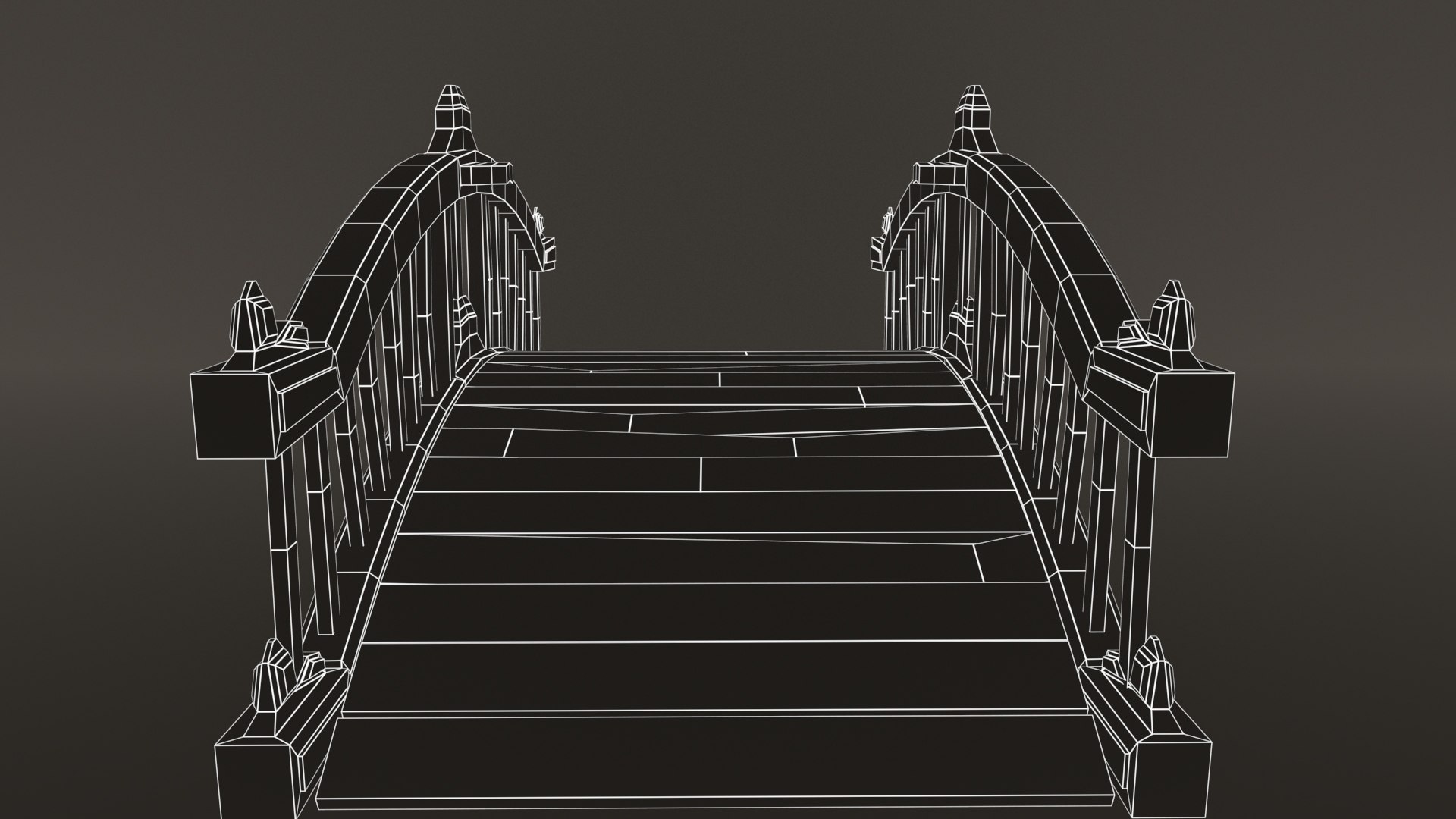 3D Bridge Asset Model - TurboSquid 1709381