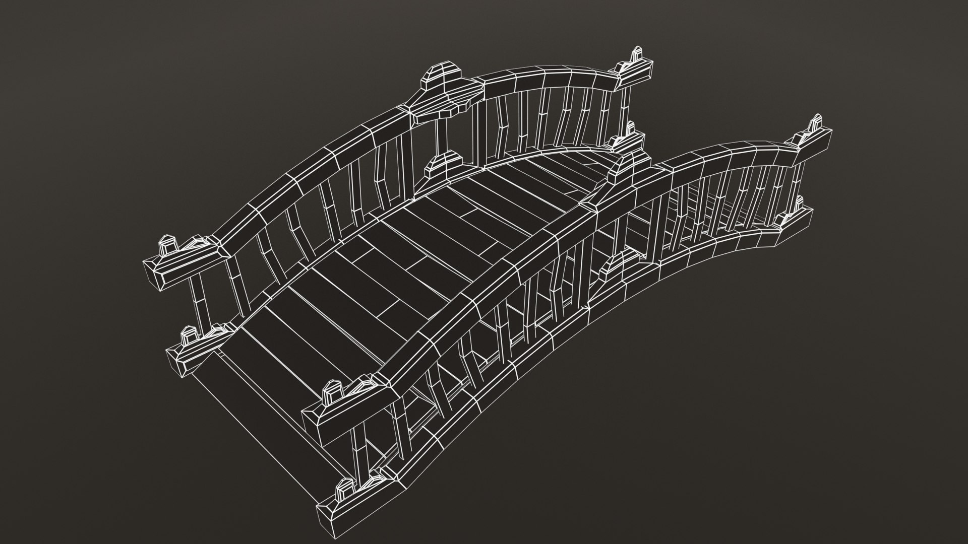 3D Bridge Asset Model - TurboSquid 1709381
