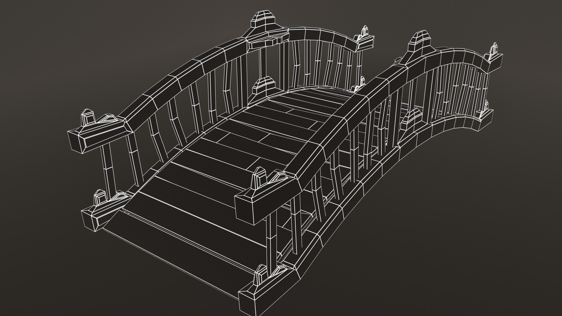 3D Bridge Asset Model - TurboSquid 1709381