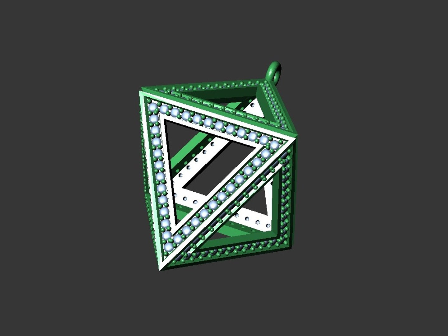 Pyramids Pendant 3D Model - TurboSquid 1196168