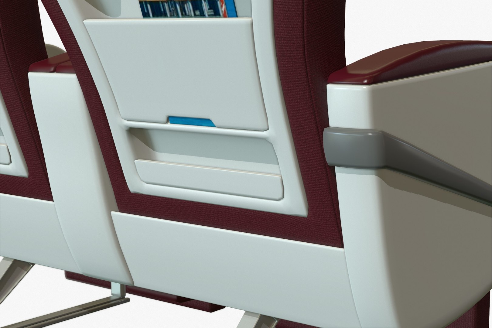 3D Model Airplane Chair Premium Class - TurboSquid 1416687