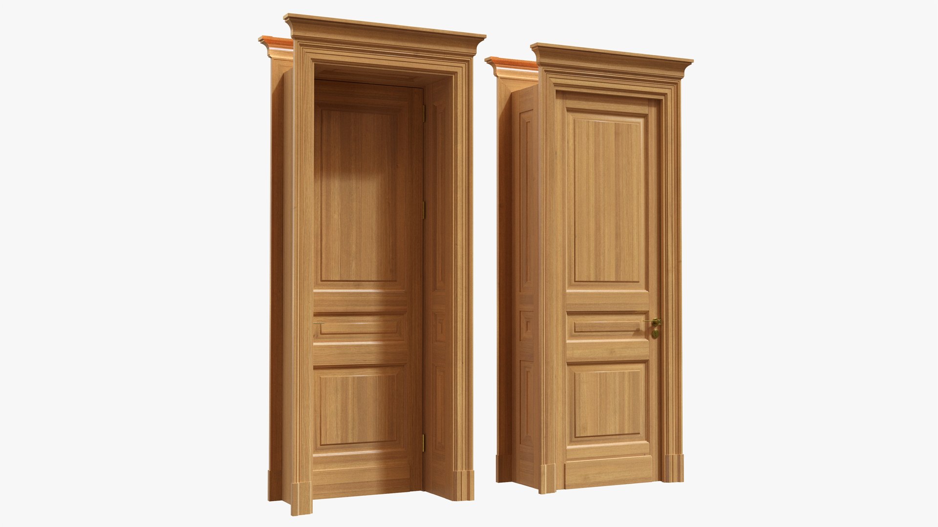 Wooden Classic Interior Doors 20 models 3D model - TurboSquid 1991553