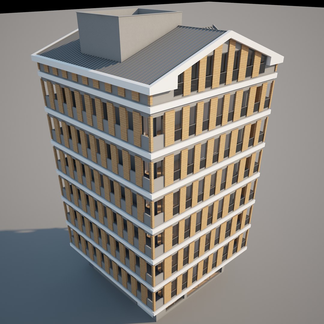 3d Apartment V-ray Model