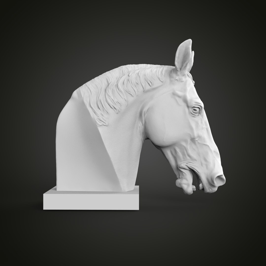 Horse head 3D model - TurboSquid 1873068
