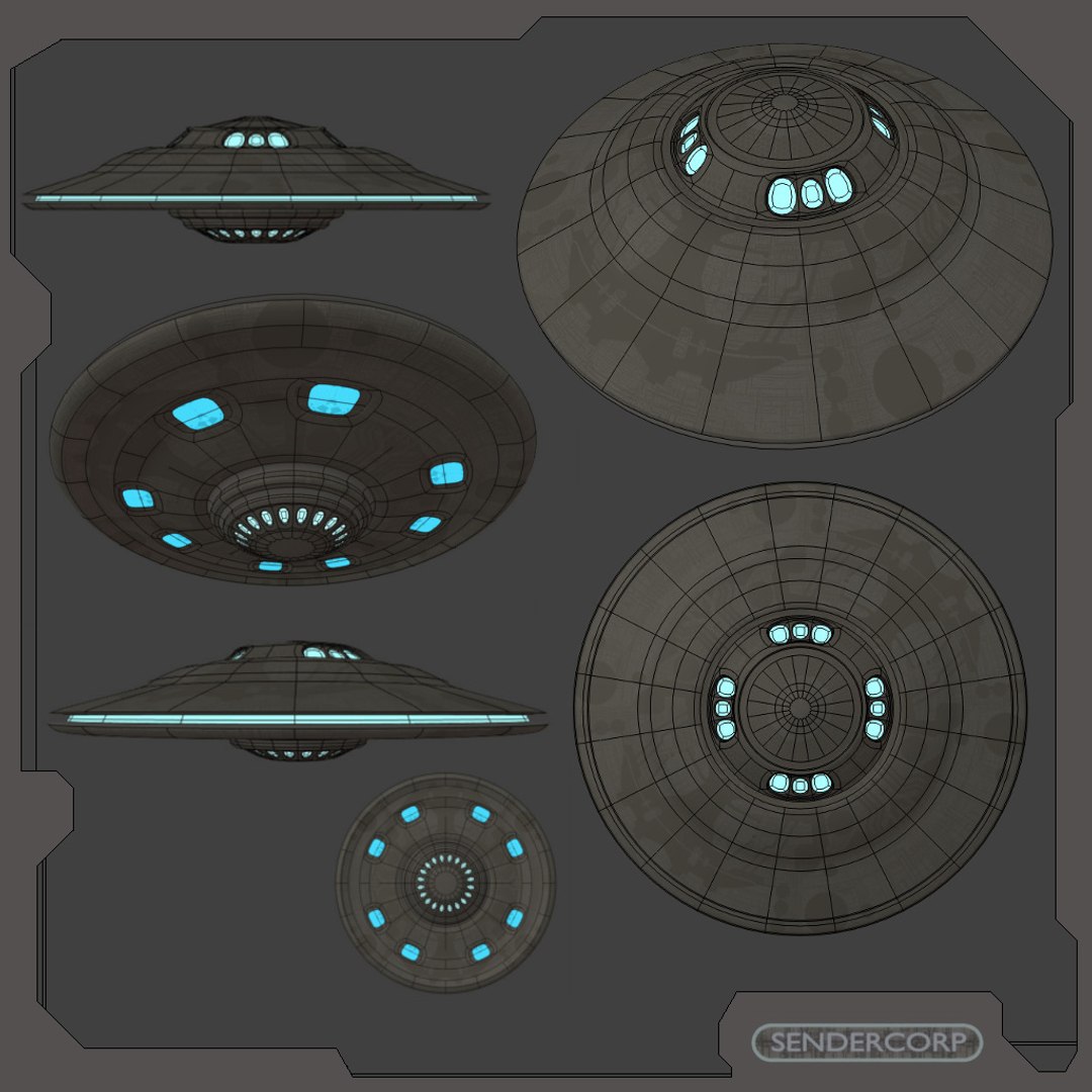 3d Model Ufo