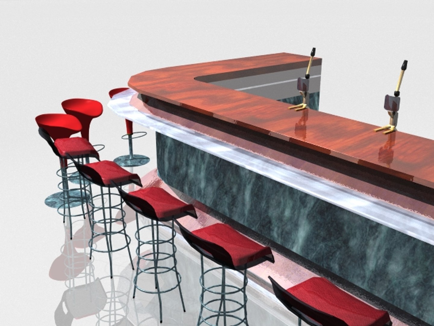 3d Model Lounge Bar