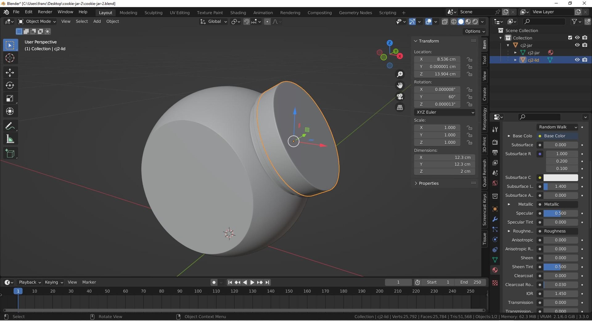 Cookie Jar 2 3D Model - TurboSquid 2090489