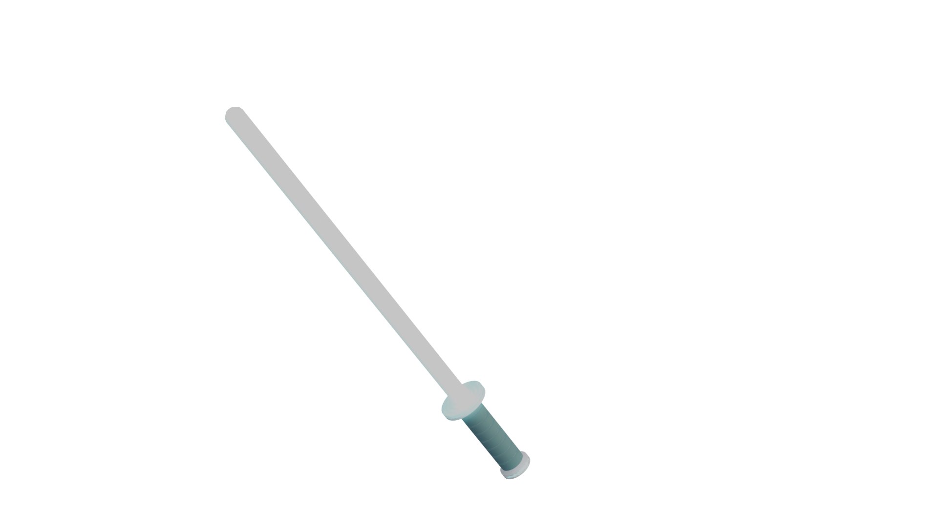 3D Model Futuristic Blue Energy Sword - TurboSquid 2362049